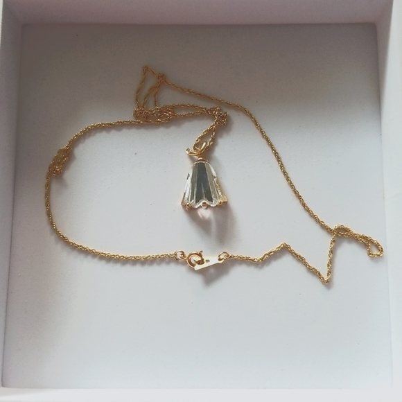 Amway | Jewelry | Amway Crystal Pear Shape With Stem Pendant Signature ...
